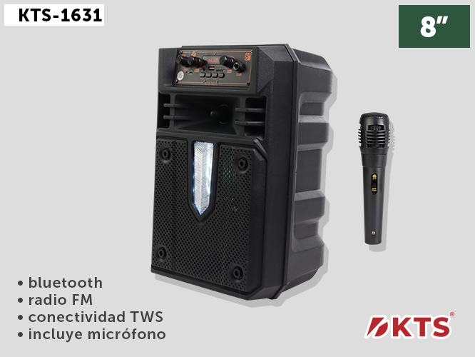 اسپیکر چمدانی kts 1631 | اسپیکر شاپ
